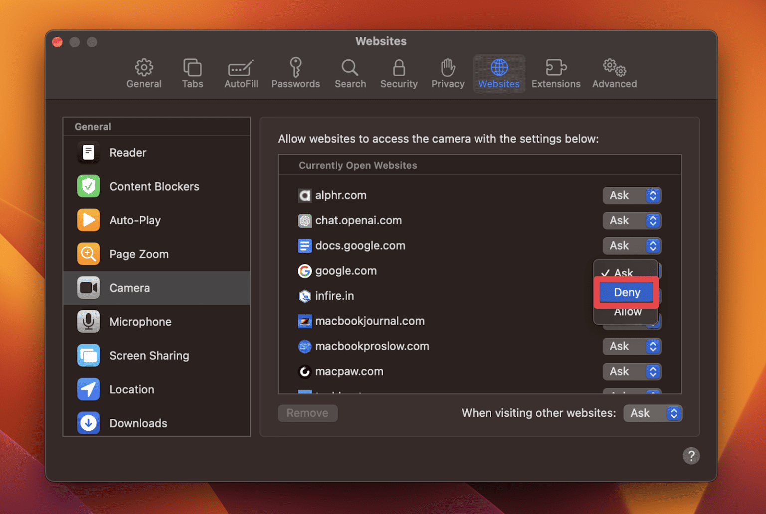 2 Ways to Turn Off or Disable Camera on MacBook Pro